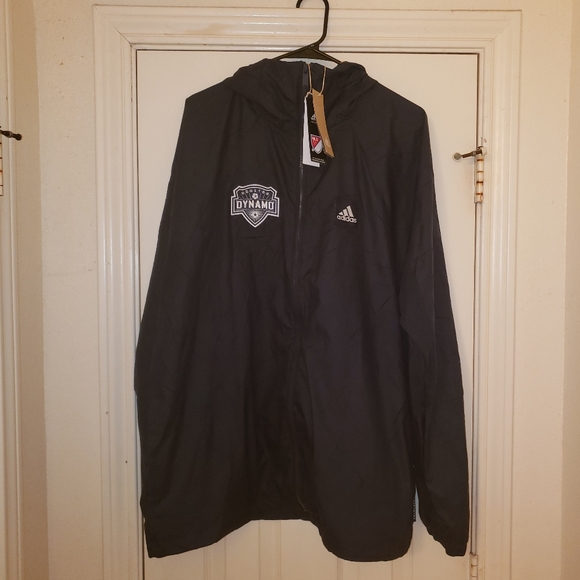 adidas | Jackets & Coats | Mls Adidas Houston Dynamo Windbreaker Jacket ...